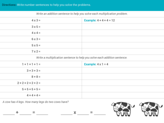 Basic Multiplication (Repeated Addition)