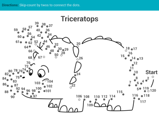 Skip Counting - Connect The Dots - Dot Day Activity